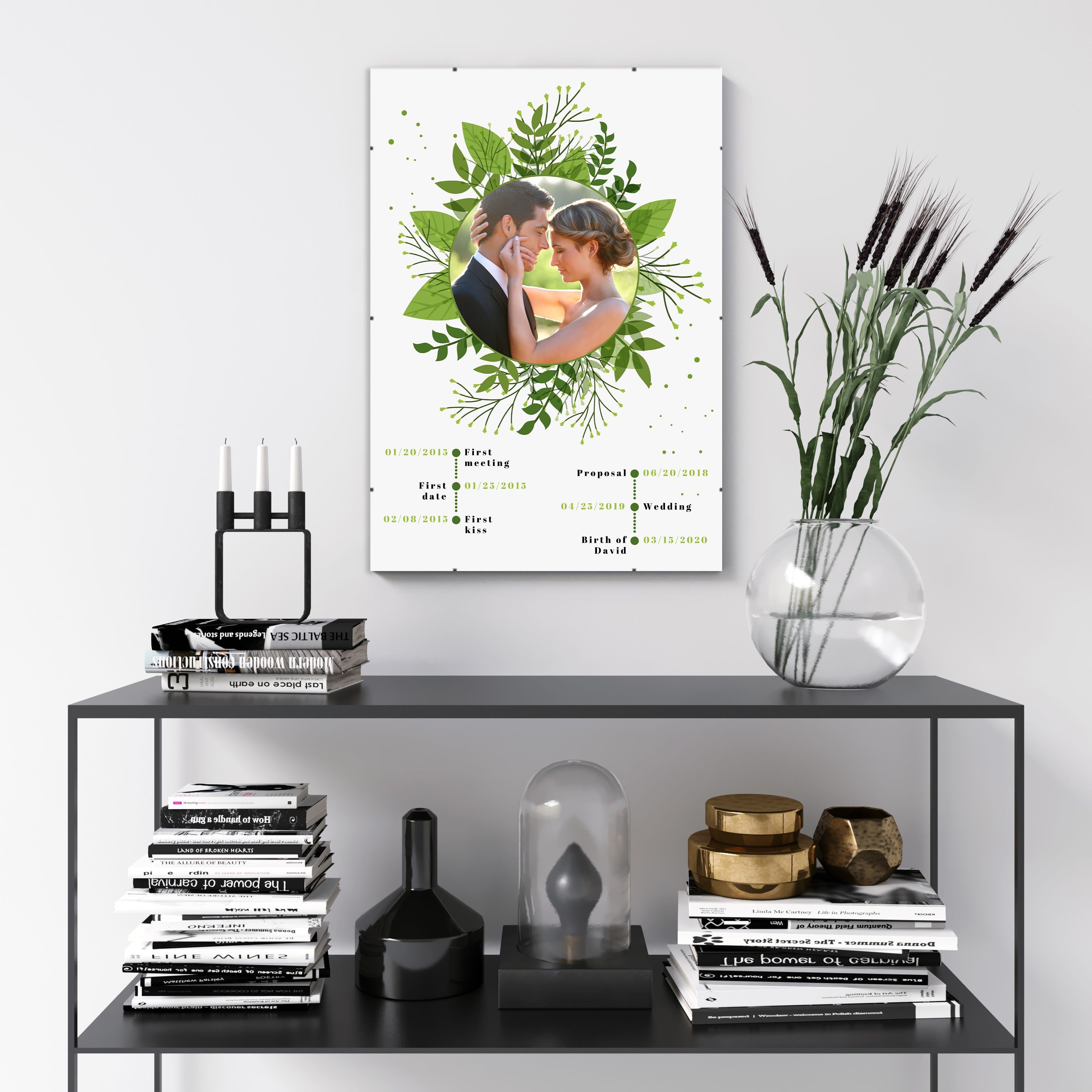 Printable Personalized Important Dates, Family's Story Dates, Custom ...