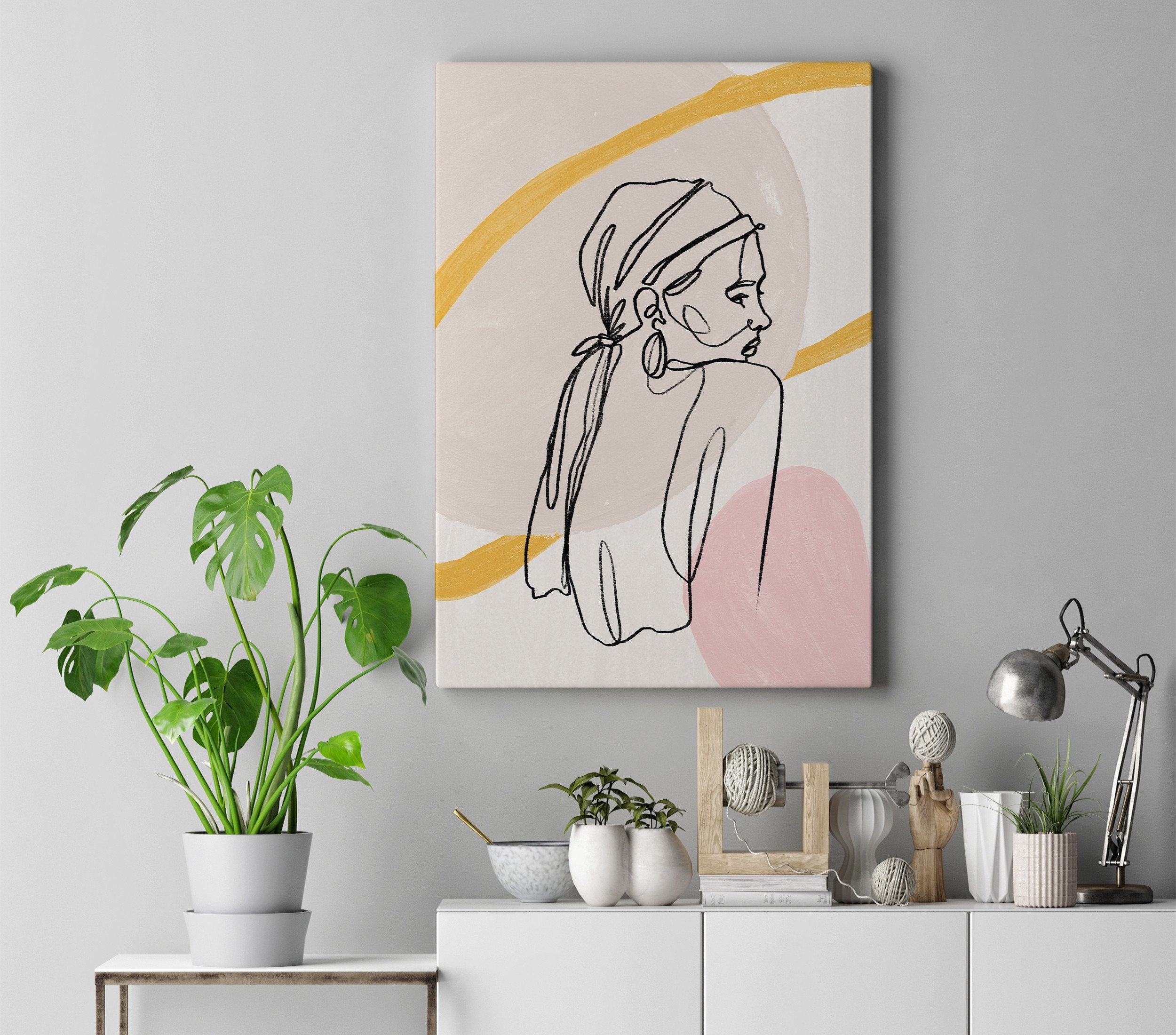 Woman Back Line Art Line Drawing One Line Outline Female - Etsy