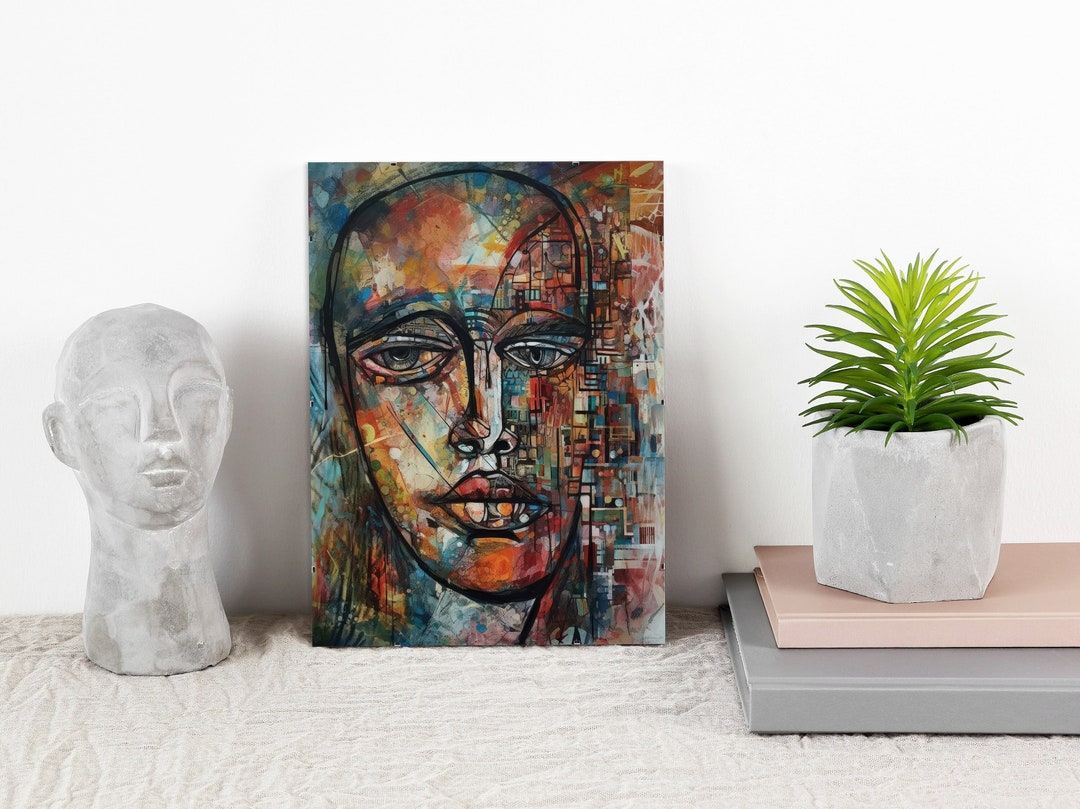 Abstract Face | Neo-cubism | Trapped Emotions Depicted | Urban ...