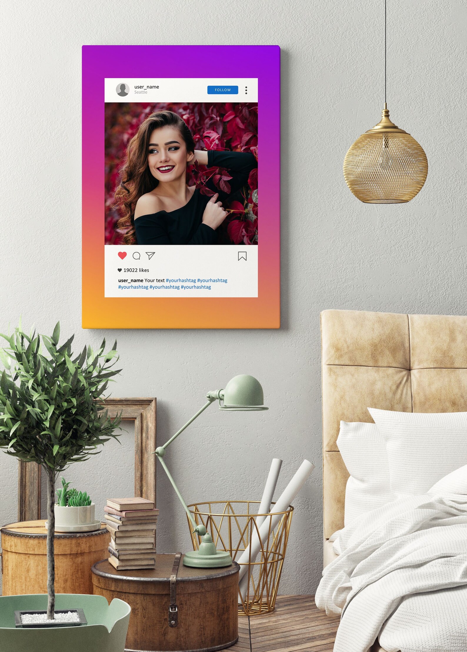 Personalized Social Media Post, Custom Gift With Photo, Social Media ...