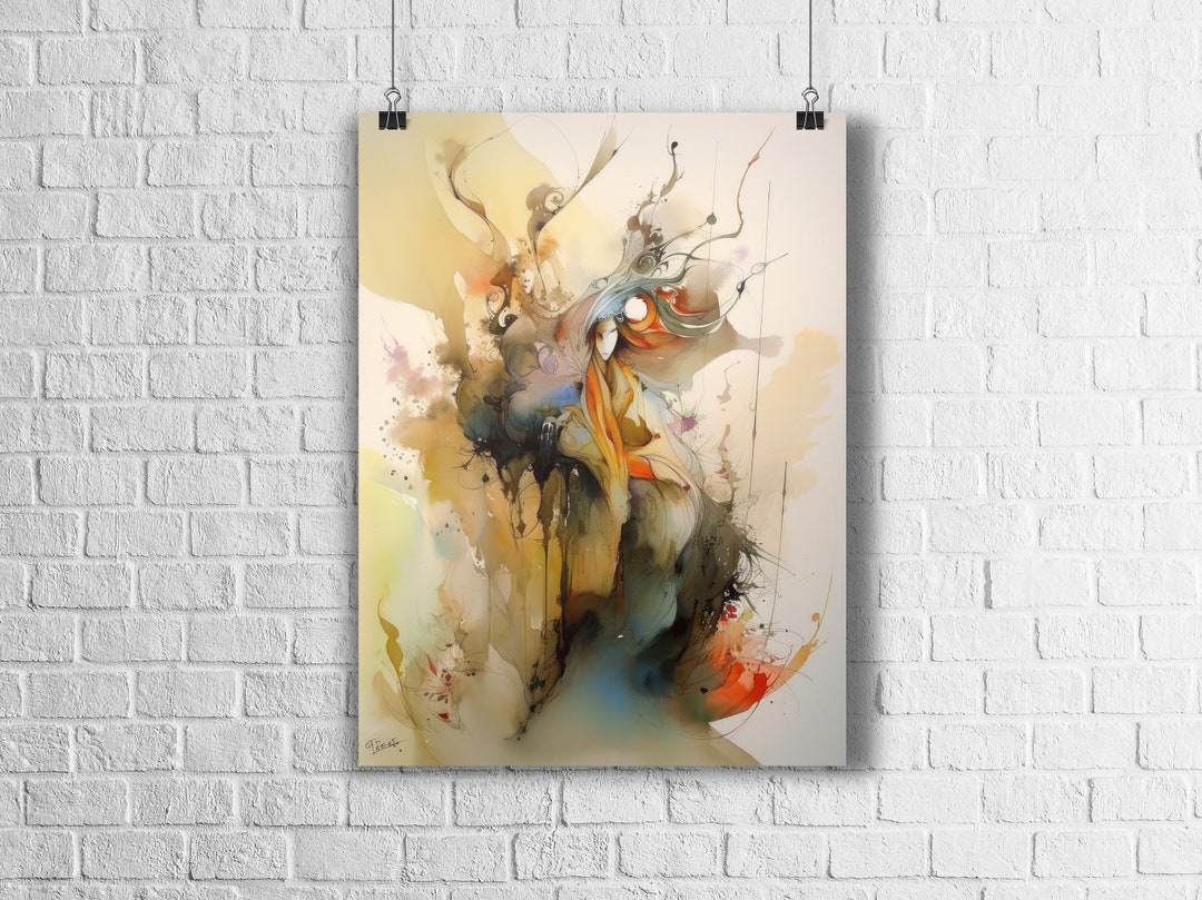 Colorful Watercolor Painting | Color Splash | Dreamlike Fantasy ...
