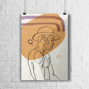 One Line Male Contour, Muscular Man Art, Male Body Line Art, Line ...