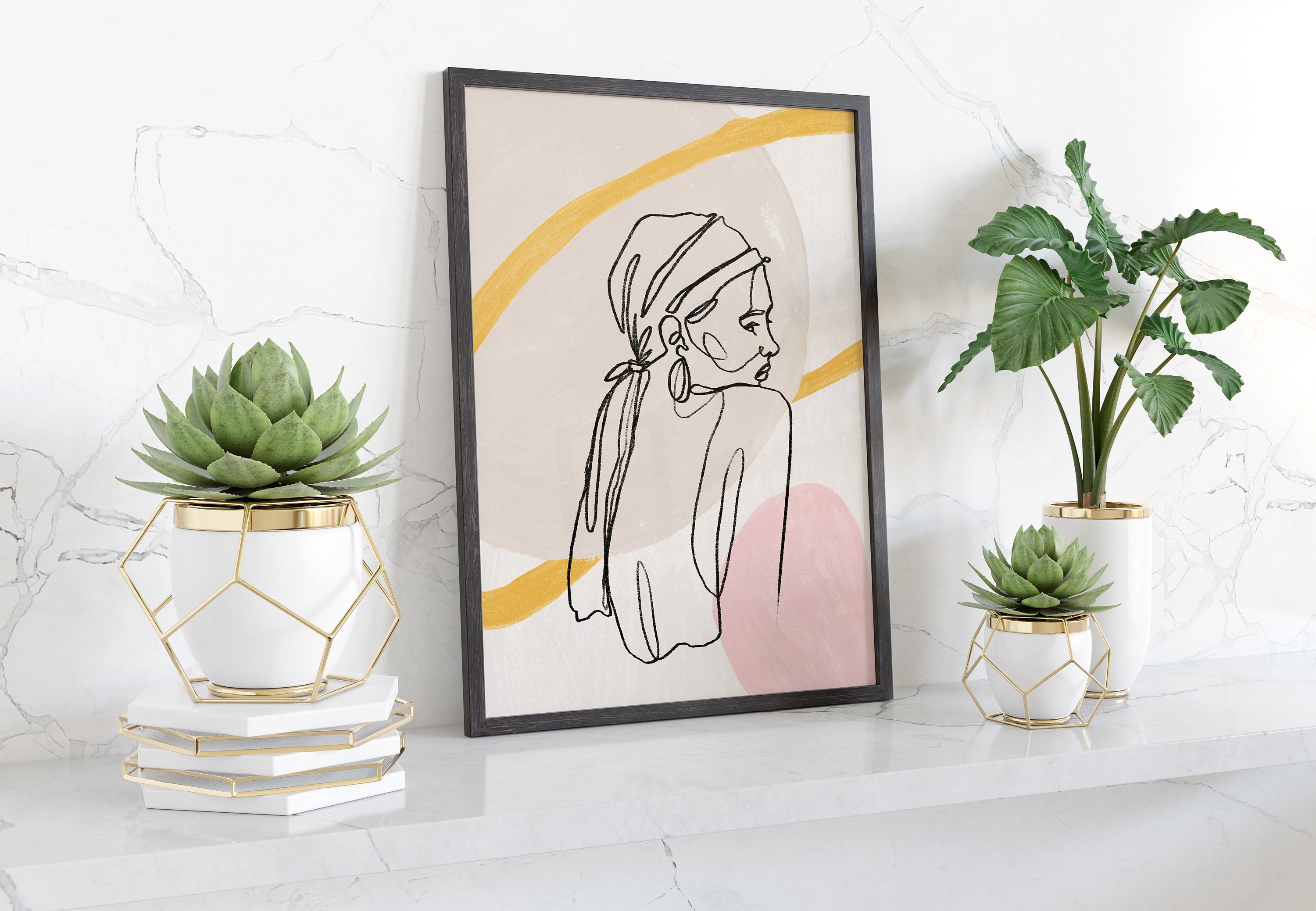 Woman Back Line Art Line Drawing One Line Outline Female - Etsy