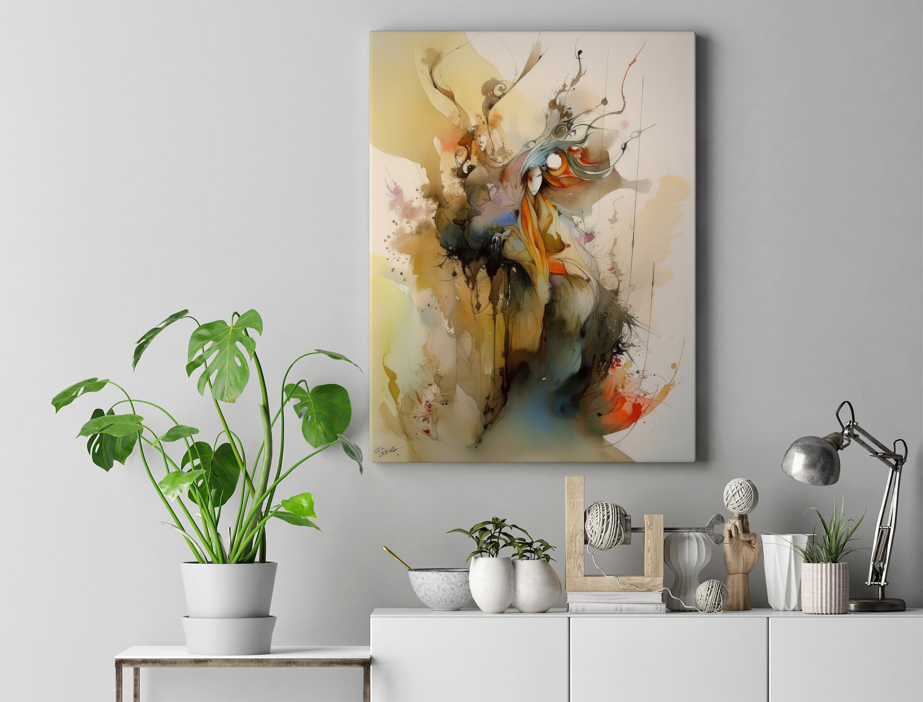 Colorful Watercolor Painting | Color Splash | Dreamlike Fantasy ...
