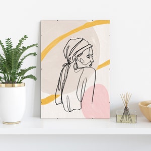 Woman Back, Line Art, Line Drawing, One Line, Outline, Female ...