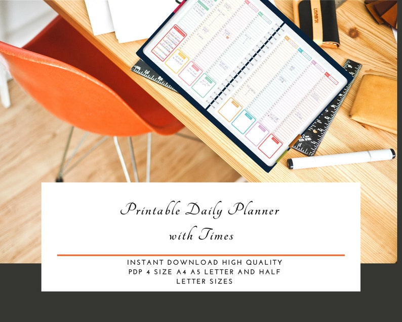Printable Daily Weekly Hourly Planner With Times Hourly - Etsy