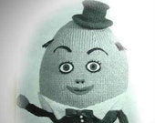 HUMPTY DUMPTY Vintage Toy Knitting Pattern 1940s - Etsy