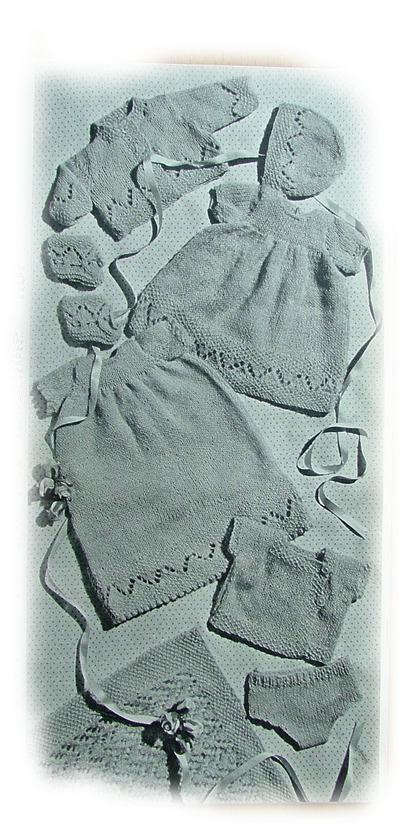 PDF ROSEBUD Doll Knitting Pattern 1958 10 Inch Trousseau - Etsy Australia