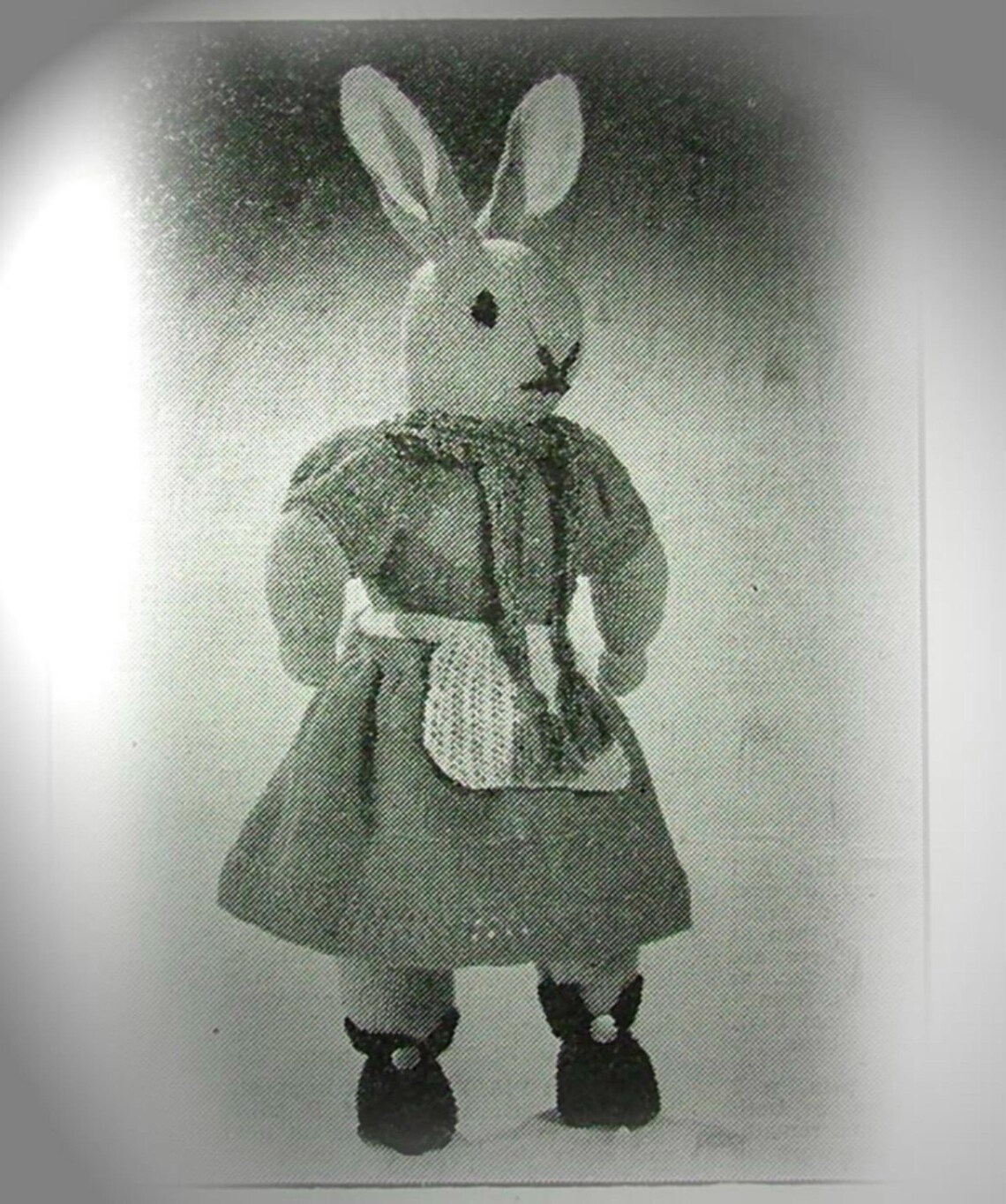 Vintage Bunny Boots Rabbit Toy Knitting Pattern 1940s Easter - Etsy