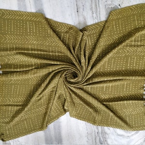 Olive Green Throw Blanket for Sofas Beach Throws Boho Cotton Fringed ...
