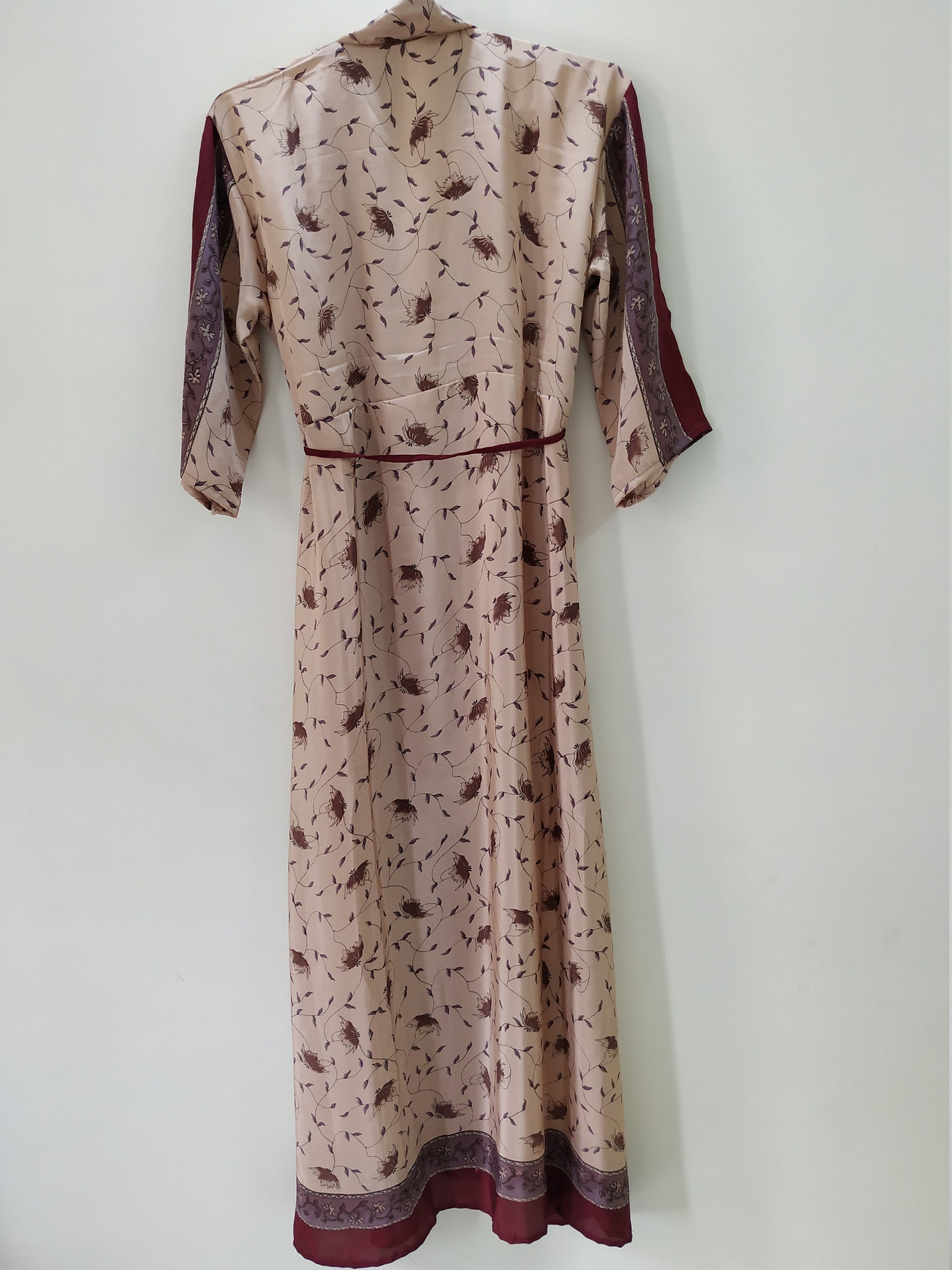 Kimono Gown/ Dressing Gown Robe/ Upcycled Saree Robe/ Vintage - Etsy