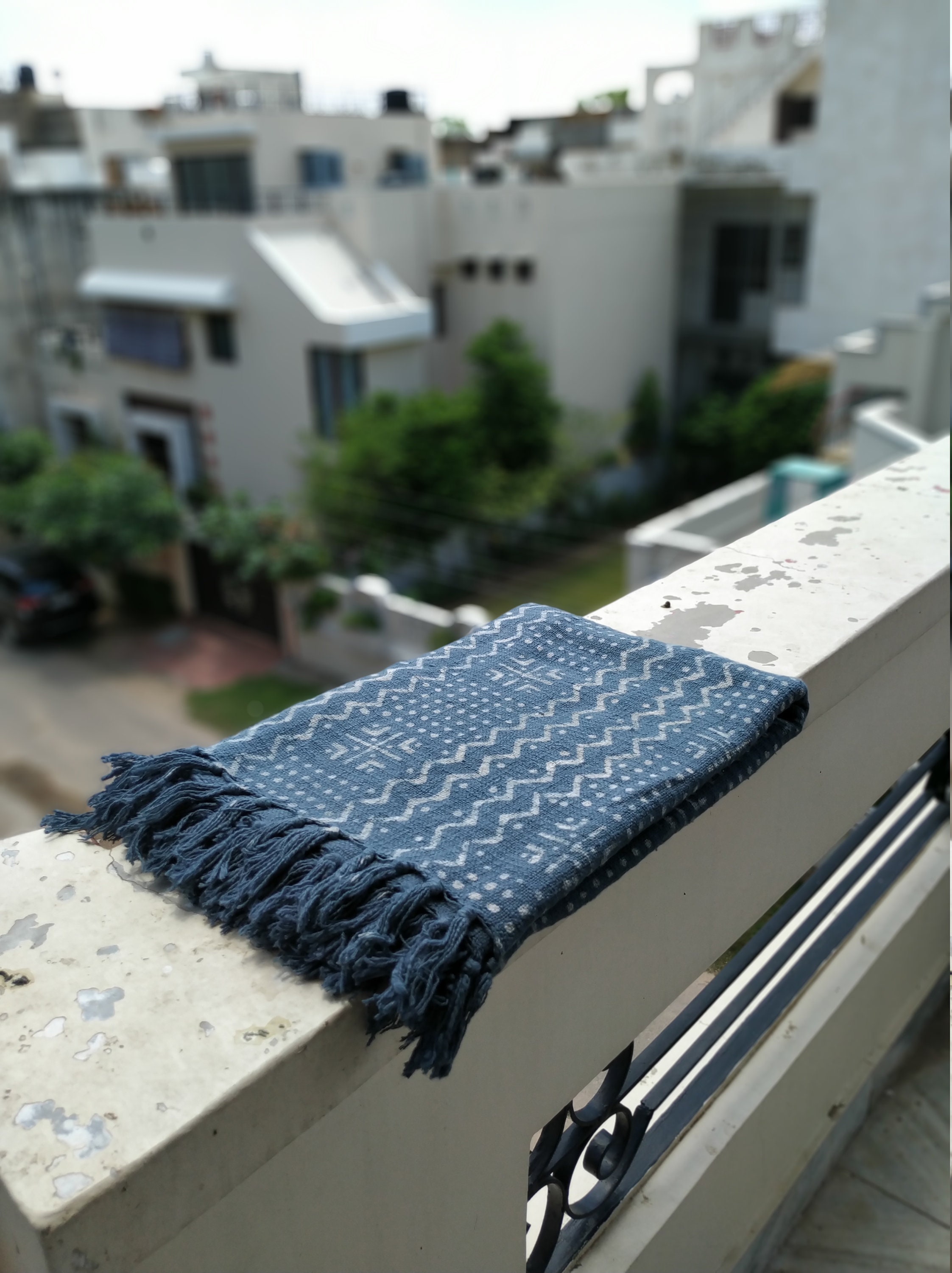 Gray Handmade Throws Handwoven Sofas Throws Blanket Couch Cover 100% ...