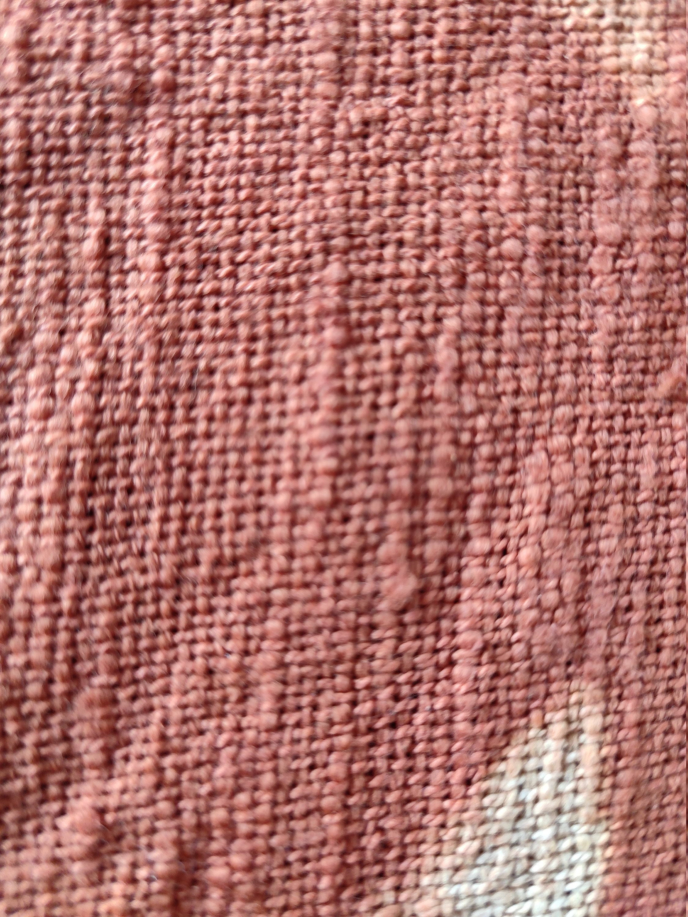 Rust Mudcloth, Cotton Woven Throw Blanket With Tassels, Bohemian Throw ...