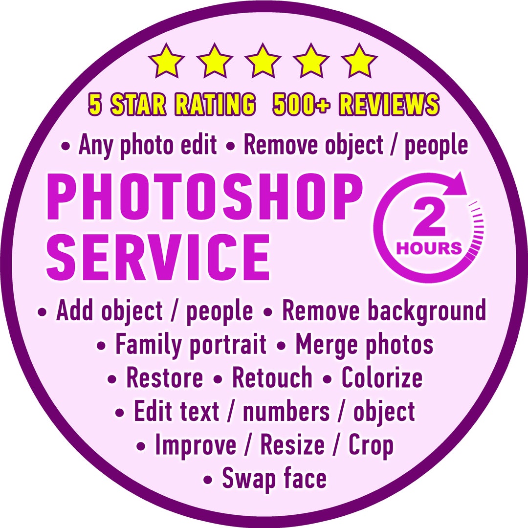 Photo Edit Photoshop Service Edit Photo Edit and Print Add Person to ...