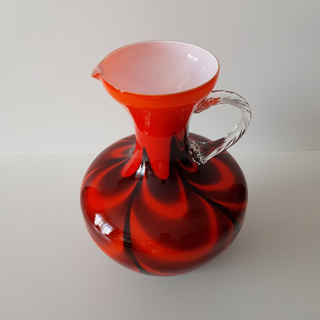Pop-art Carlo Moretti “opaline Florence” Glass Vase, Italy 70s - Etsy