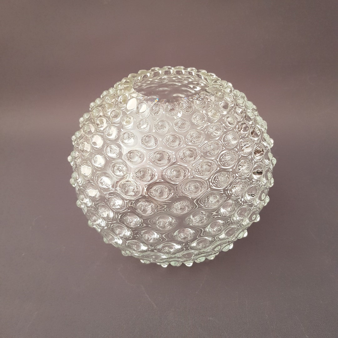 Anna Von Lipa hobnail-globe Design Ball Vase, Knobbed Vase Crystal ...