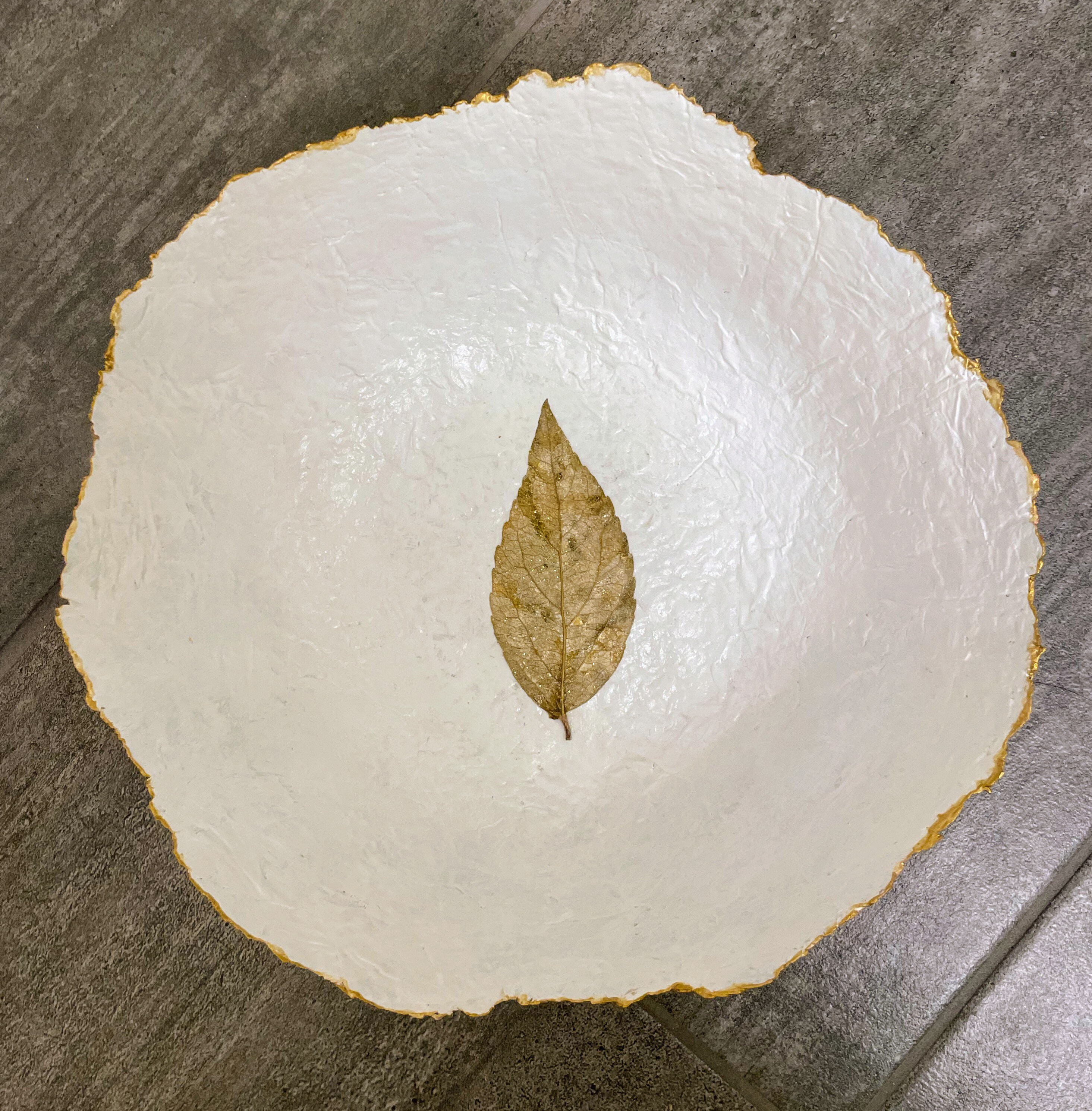 Large Size Paper Mache Pulp Bowl, Decorative Paper Recycled Bowl With ...