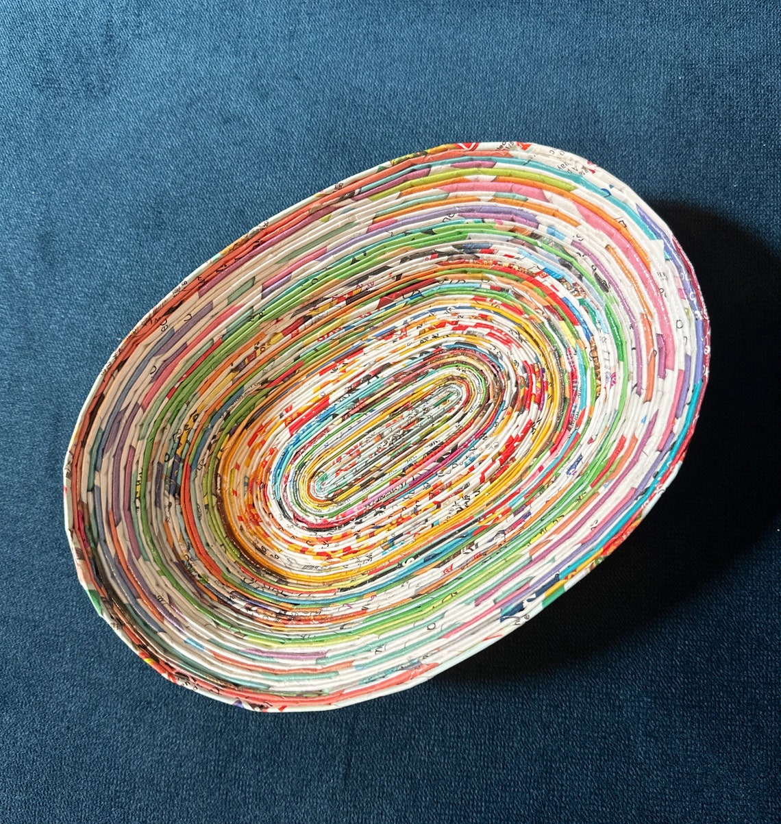 Up-cycled Newspaper Magazine Paper Basket 6 - Etsy