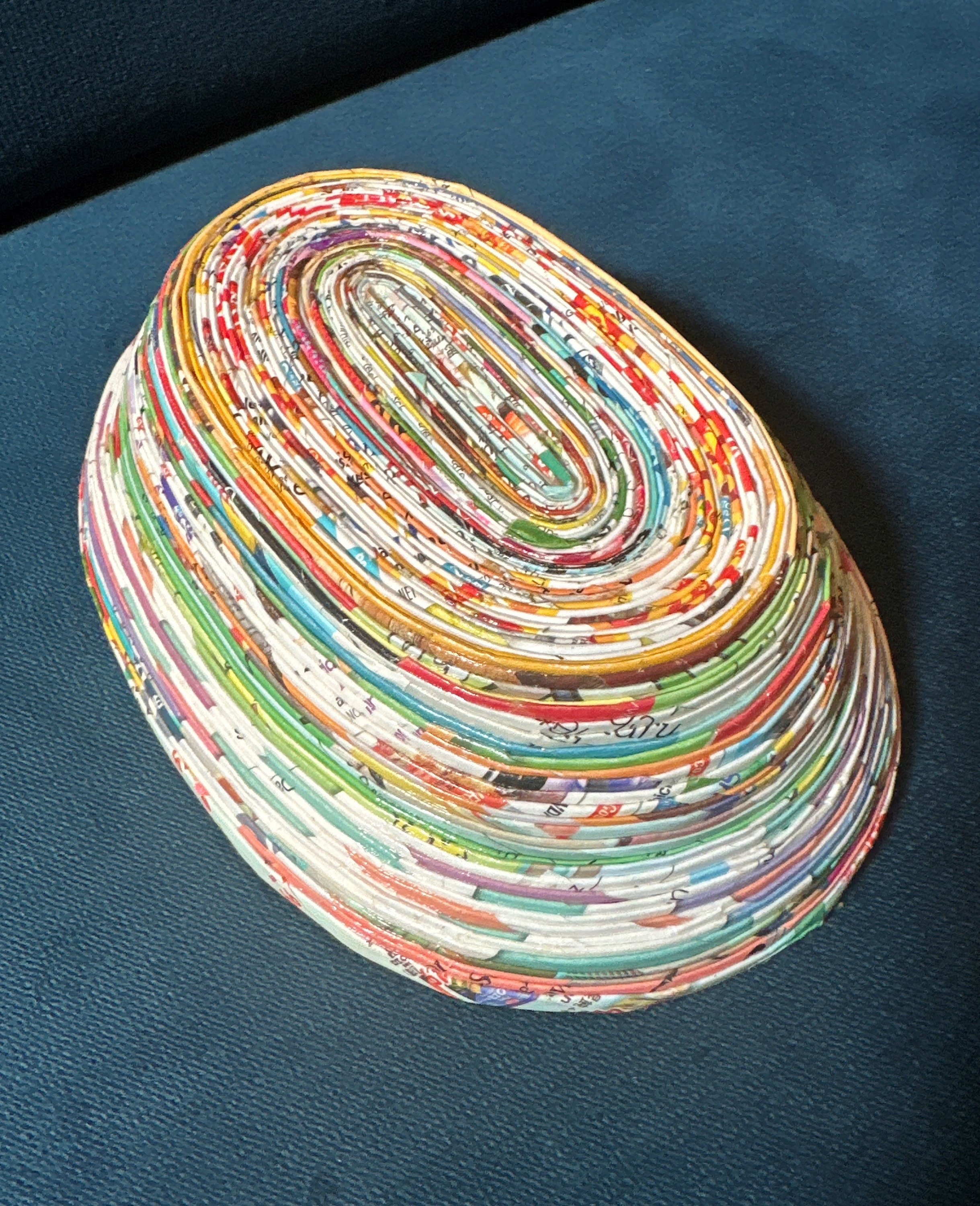 Up-cycled Newspaper Magazine Paper Basket 6 - Etsy