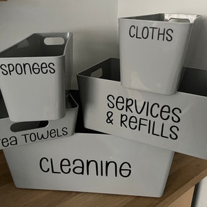 Personalised Storage Boxes Choice of 8 Fonts 6 Different Sizes - Etsy UK