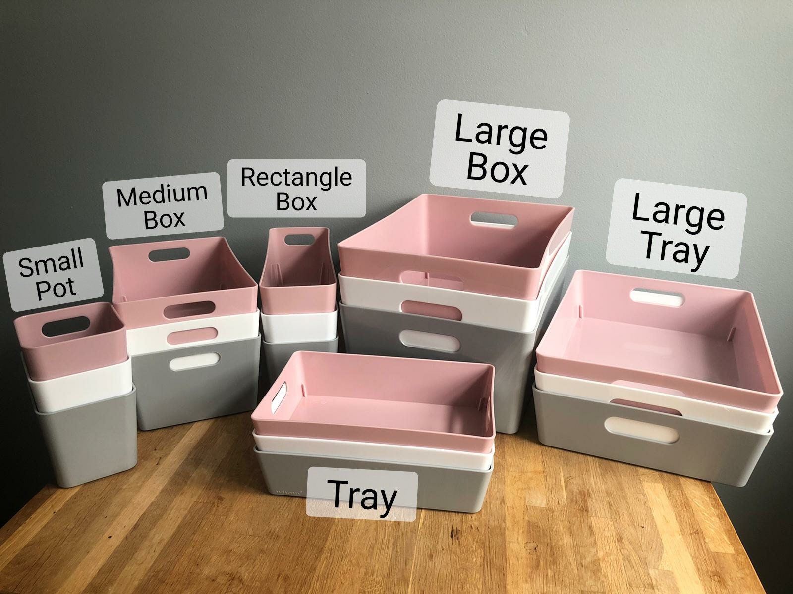 Personalised Storage Boxes Choice of 8 Fonts 6 Different - Etsy UK