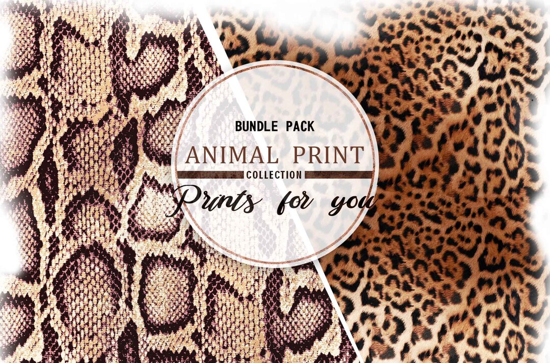 Animal Print Bundle Pack Sublimation Design Leopard Skin Png Cheetah ...