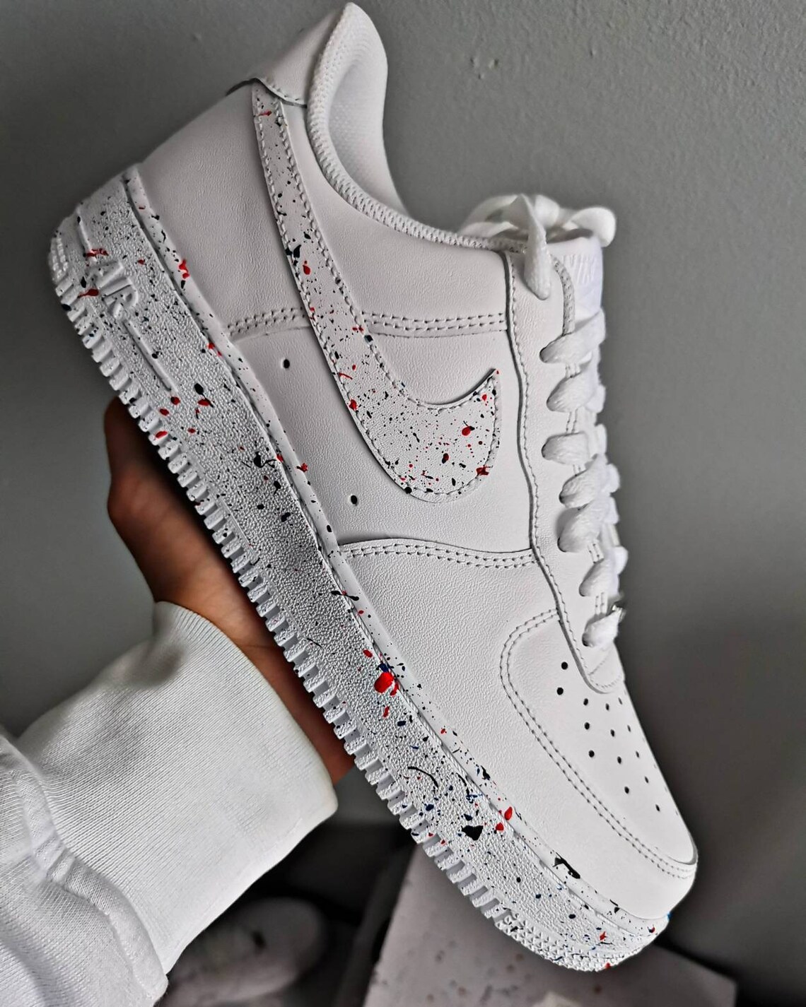 Custom Splatter Nike Air Force 1 - Etsy