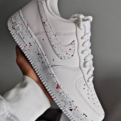 Custom Splatter Nike Air Force 1 - Etsy