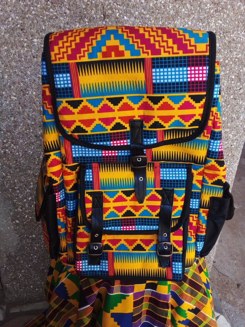 ANKARA BACKPACK Multi Pockets - Etsy