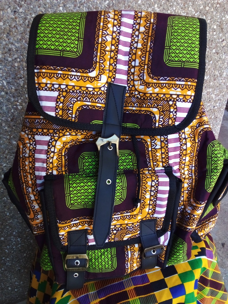 ANKARA BACKPACK Multi Pockets | Etsy