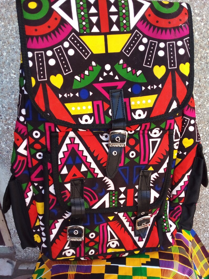 ANKARA BACKPACK Multi Pockets | Etsy