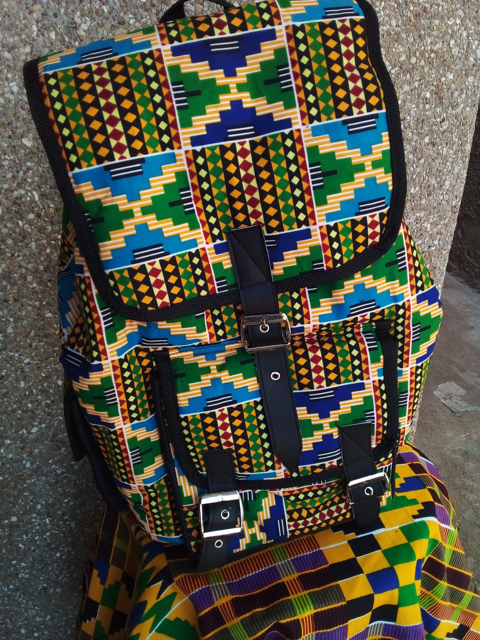 ANKARA BACKPACK Multi Pockets - Etsy