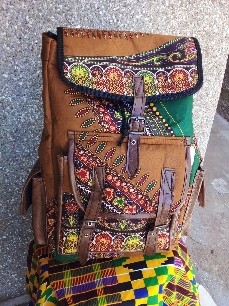ANKARA BACKPACK Multi Pockets - Etsy