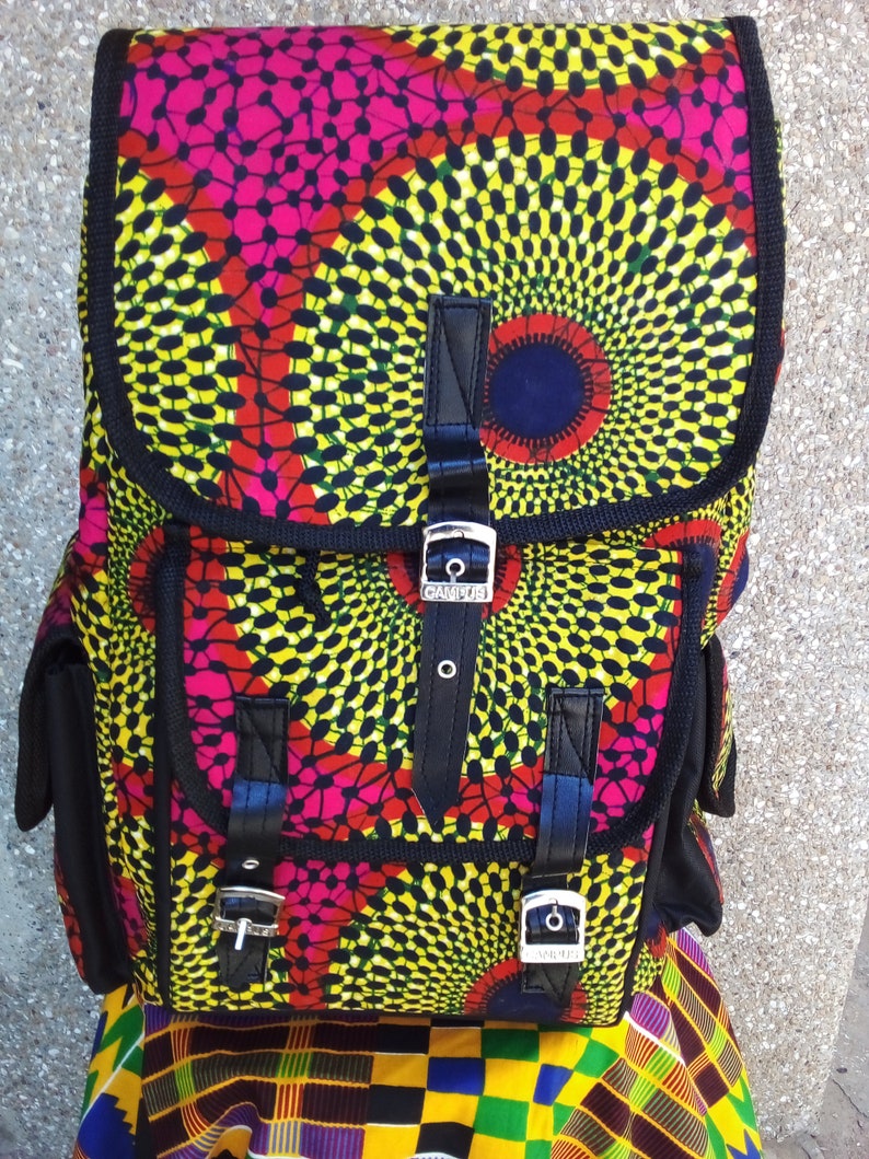 ANKARA BACKPACK Multi Pockets | Etsy