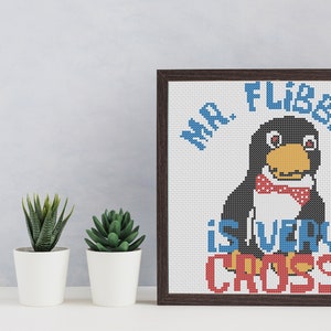 Mr. Flibble Cross Stitch Pattern (PDF Download) - Etsy