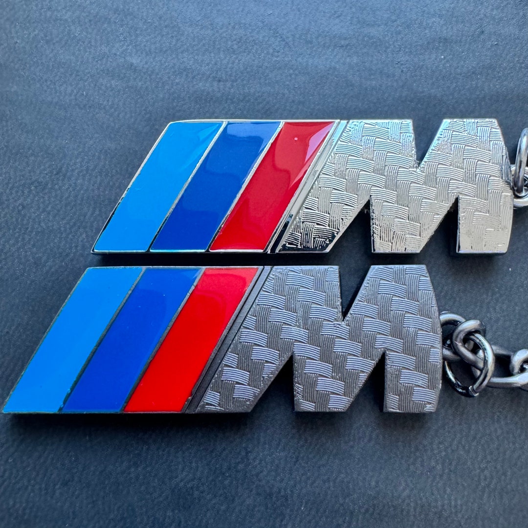 Nicest BMW M Type Keychain Online , Carbon Fiber Look, Chrome or ...