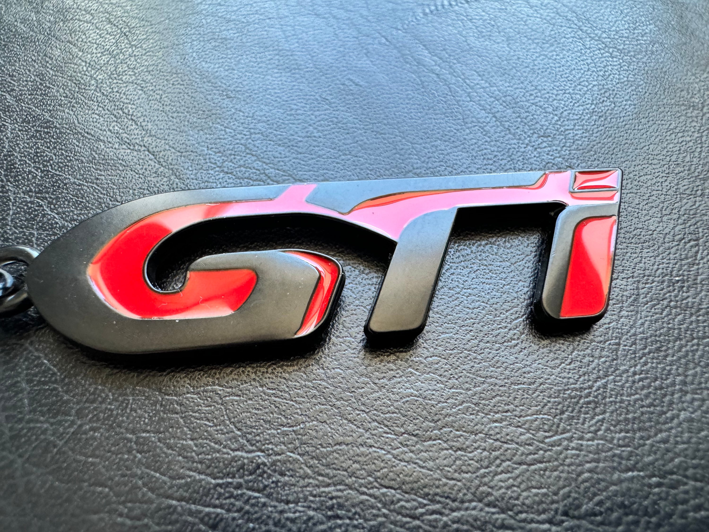 Quality German Brand: Nicest VW GTI Keychain Key Tag, Red, Black ...