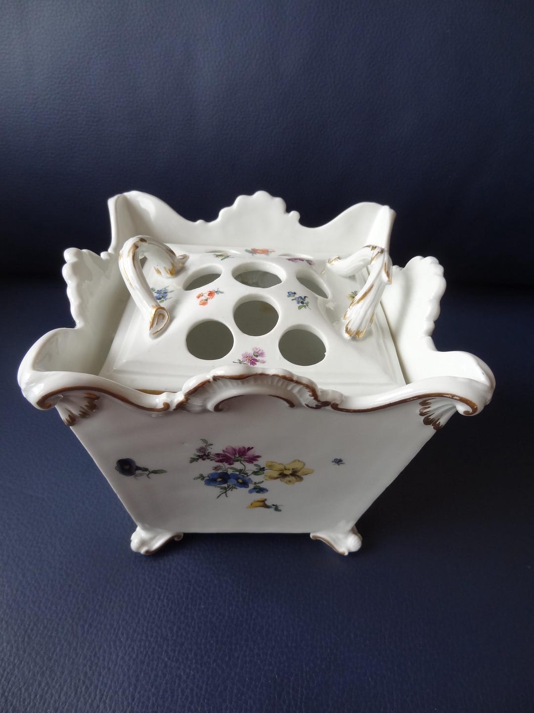 Meissen, Cachepot With Lid, 19th Century - Etsy