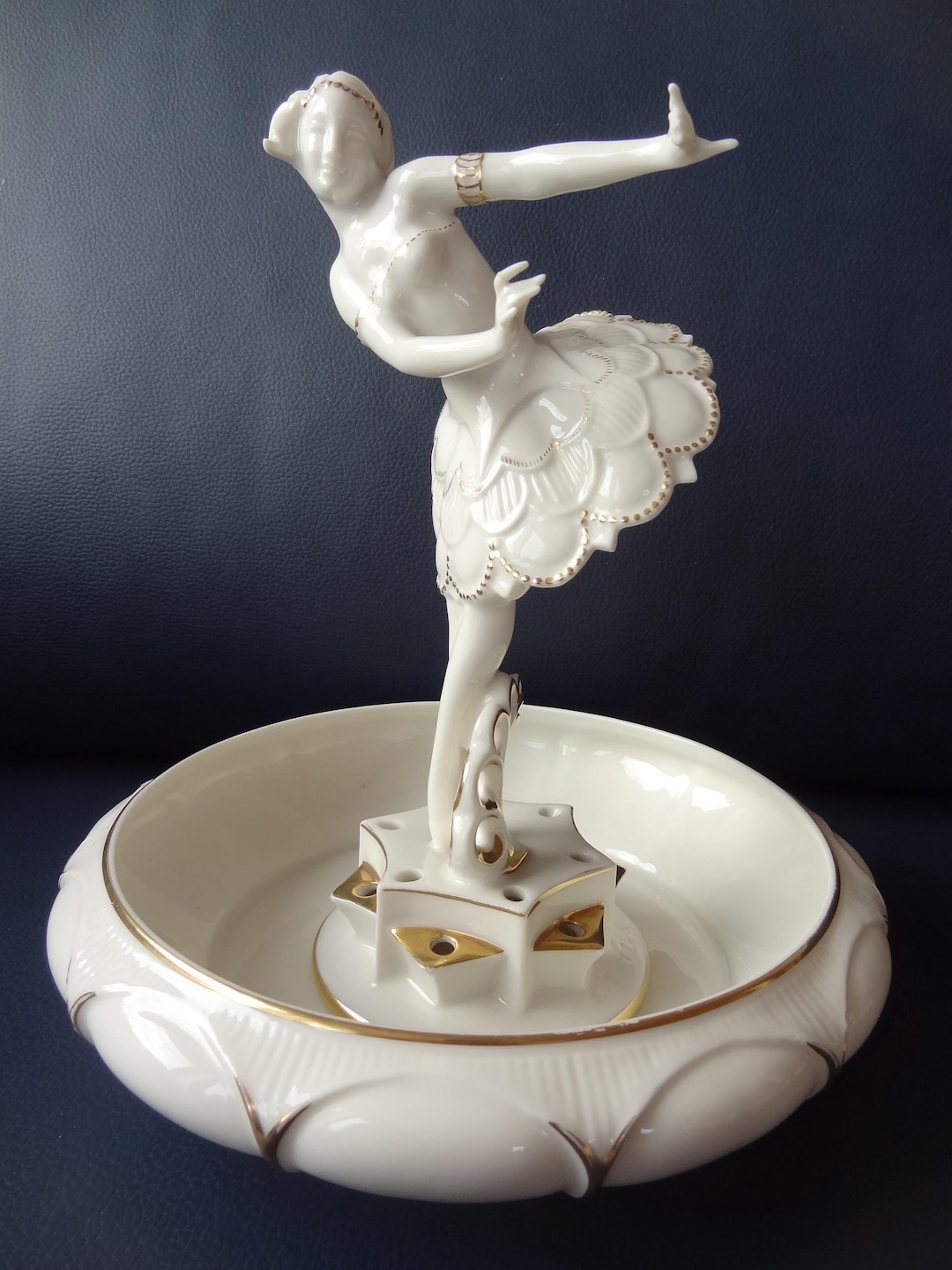 Hutschenreuther Art Deco Dancer, Flower Frog, K. Tutter - Etsy