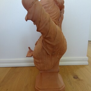 Large Bust of a Girl Terracotta Urbach Brothers Turn - Etsy