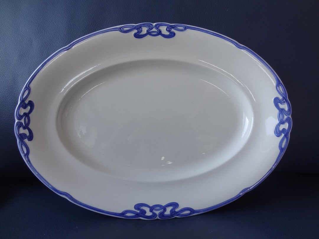 Shell Villeroy & Boch Blue Olga J. Olbrich - Etsy