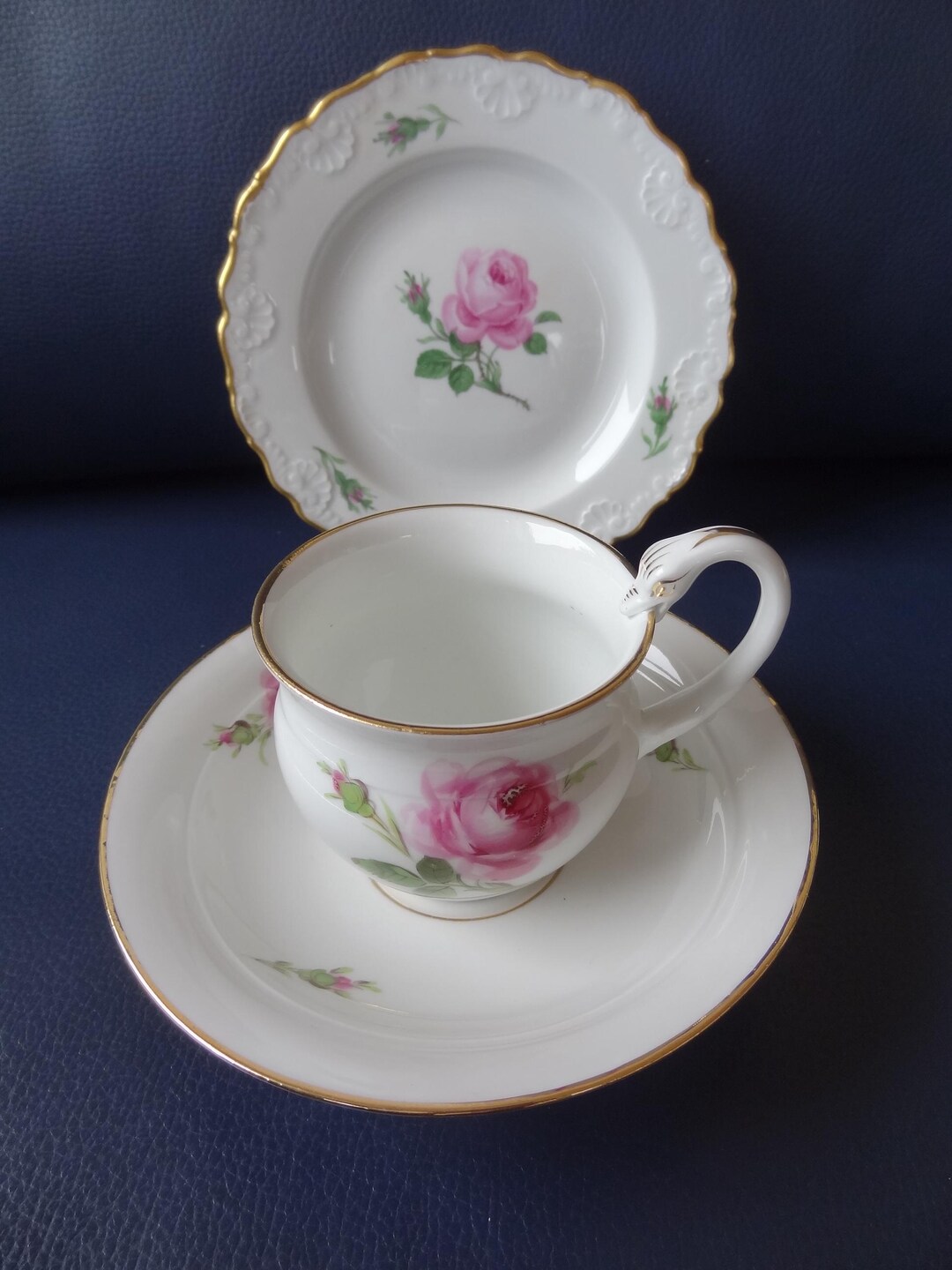 Meissen Coffee Set, Meissen Rose, 1860-1924 - Etsy