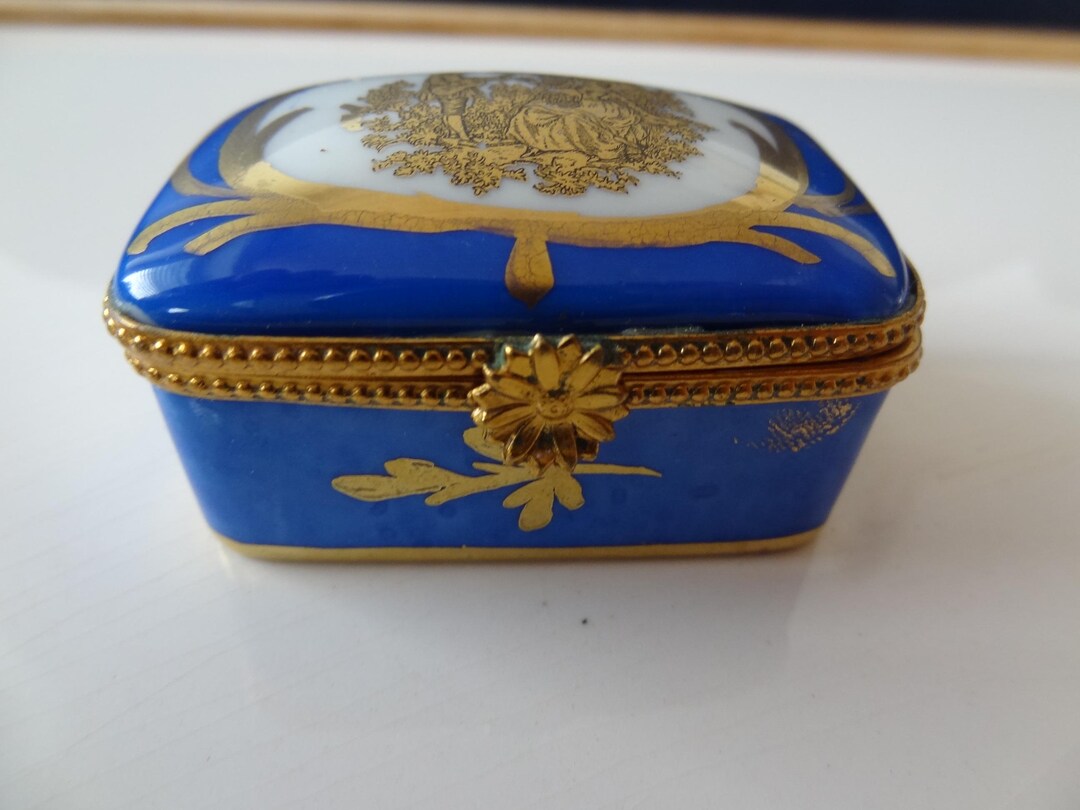 Porcelain Box, Limoges - Etsy
