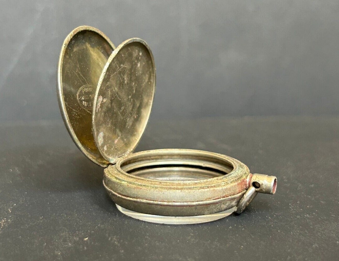 Rare Old Vintage Pure Swiss Made Nickel Small Unique Pocket - Etsy