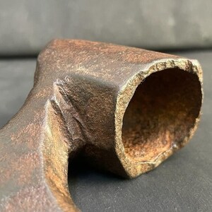 Old Vintage Hand Forged Rustic Iron Axe Hatchet / Axe Head Wood Cutter ...