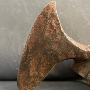 Old Vintage Hand Forged Rustic Iron Axe Hatchet / Axe Head Wood Cutter ...
