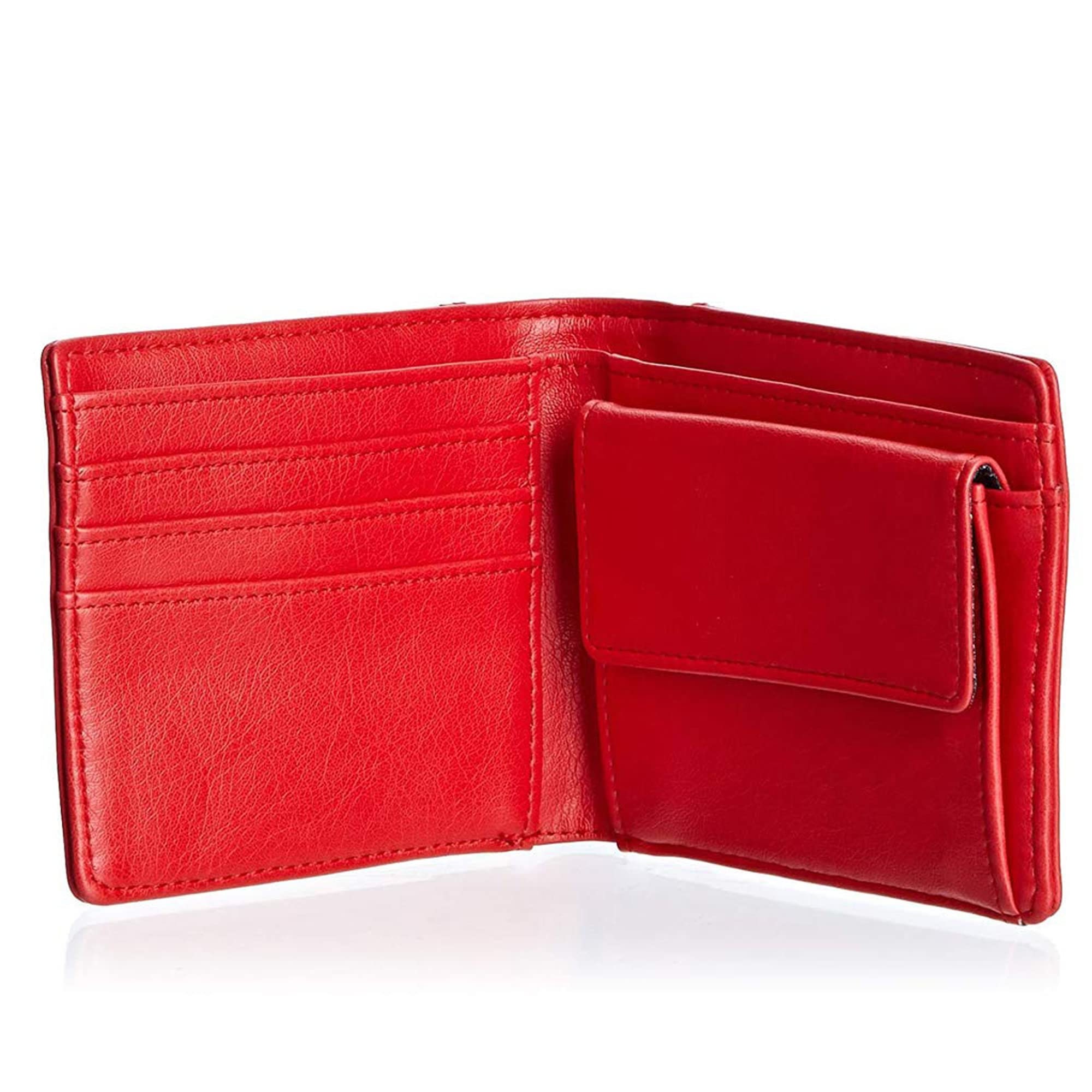 Authentic Puma Red Bifold Genuine PU Leather Styles Men's Wallet Purse ...