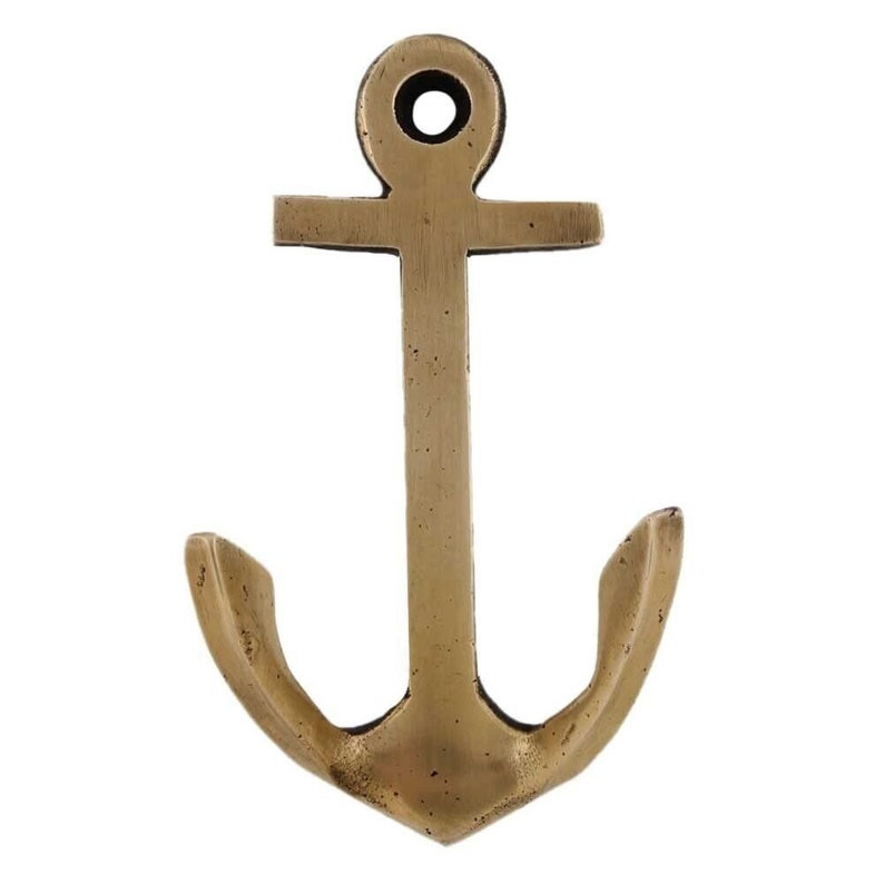 Brass Wall Hangings Hangers Anchor Design Wall Hooks Key Chain Holder ...