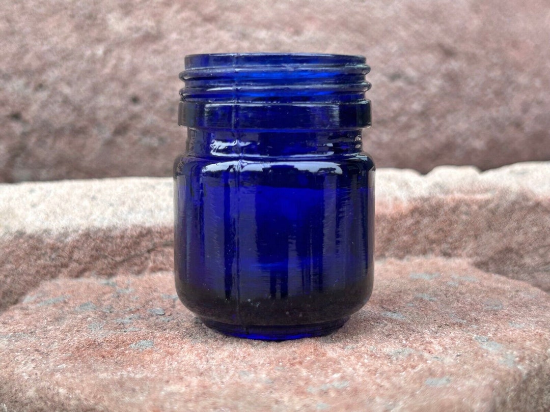 Rare Old Vintage 1960's Vicks Vaporub Unique Glass Empty Bottle/jar ...