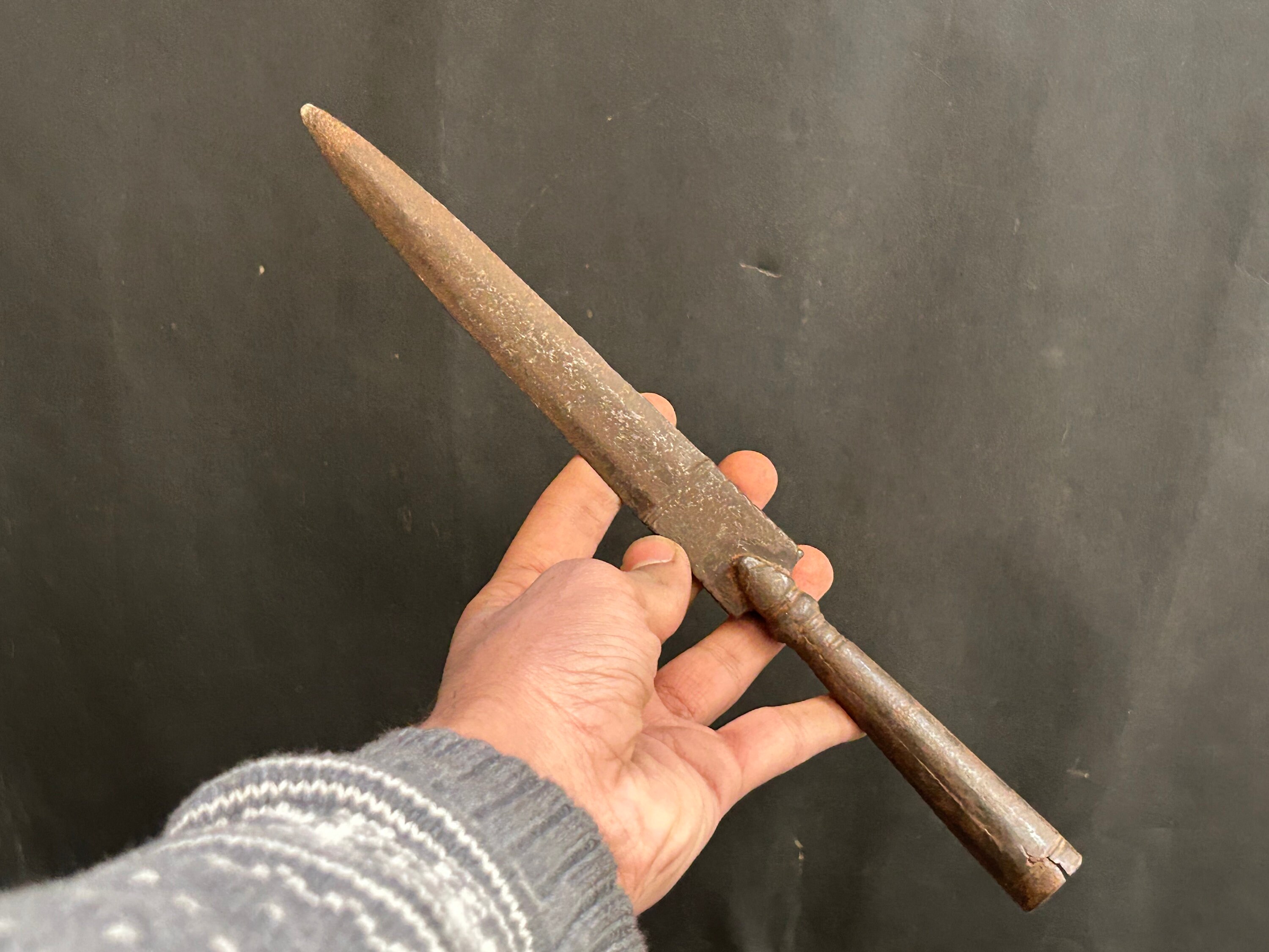 Rare Old Vintage 1800s Old Vintage Antique Iron Hand Forged Mughal Fine ...